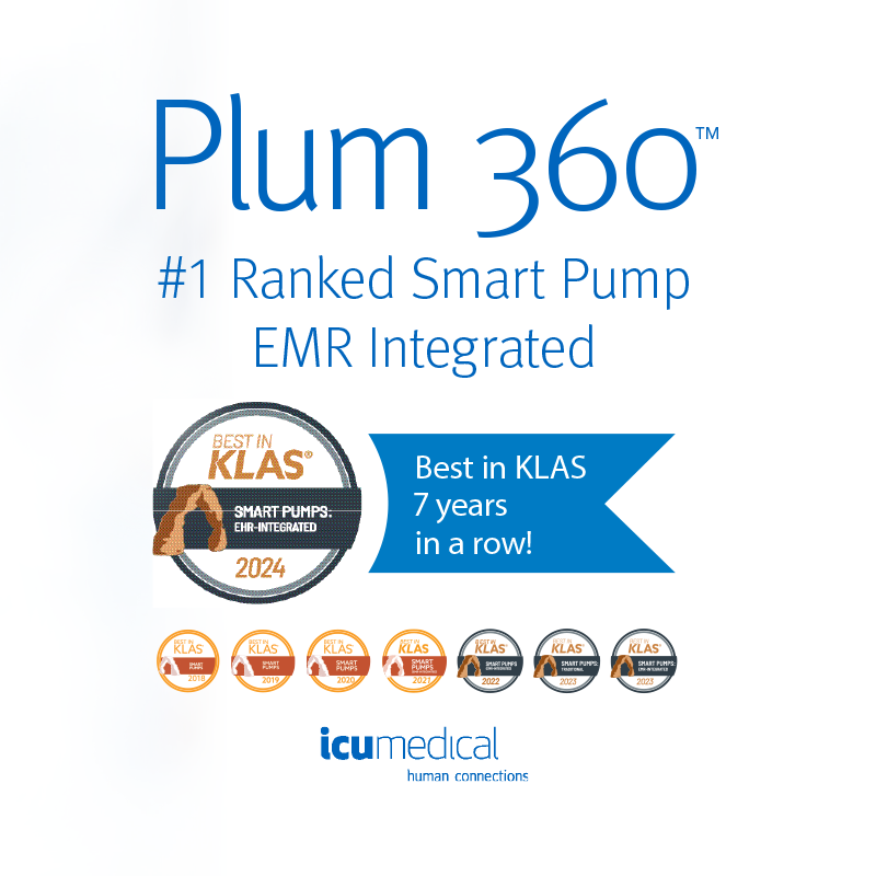 Das Infusionssystem Plum 360™ von ICU Medical erhält erneut die ...