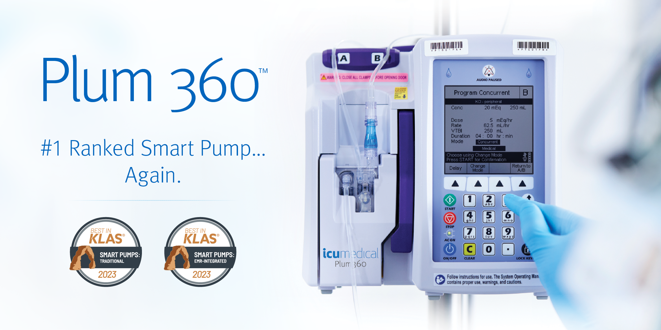 ICU Medical’s Plum 360™ Infusion System First-Ever to Receive Best in KLAS Honors as the Top ...